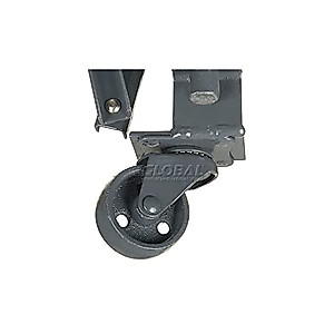 Global Industrial 5-1/2'W Single Folding Security Gate, 5'H