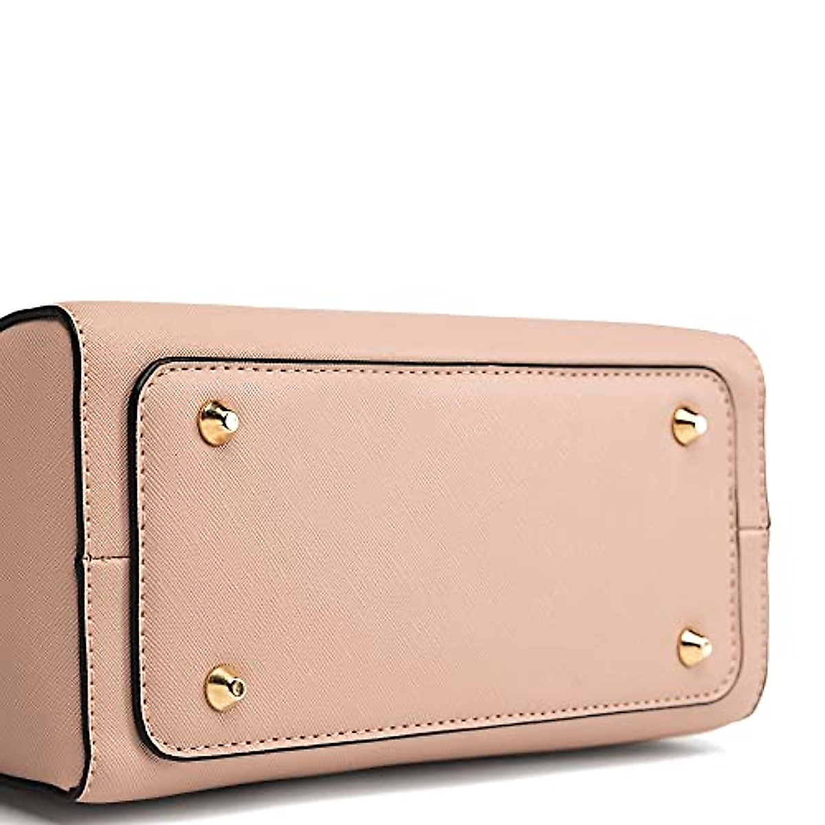 ESTALON Women Premium Faux Leather Ladies Bag & Hand Bag, PU Shoulder Bags for Women, Stylish Satchel Bag for Everyday Use (PINK)