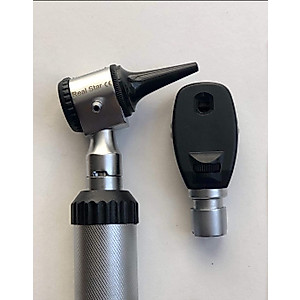 Real-Star Simaeco Otoscope, ophthalmoscope 2 in 1 stainless-steel handle for Both Adults and Pediatric. Batteries are not Included.