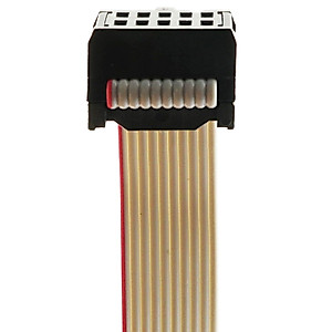 BOGZON 2PCS Flat Ribbon Cable 2.54mm Pitch 2 Row 10 Pin Female to Female Wires IDC Ribbon Connector 1m/ 3.3Ft