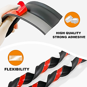 Universal Garage Door Threshold Seals Bottom Rubber Replacement, weatherproofing Garage Door Weather Stripping with Nails (10ft)