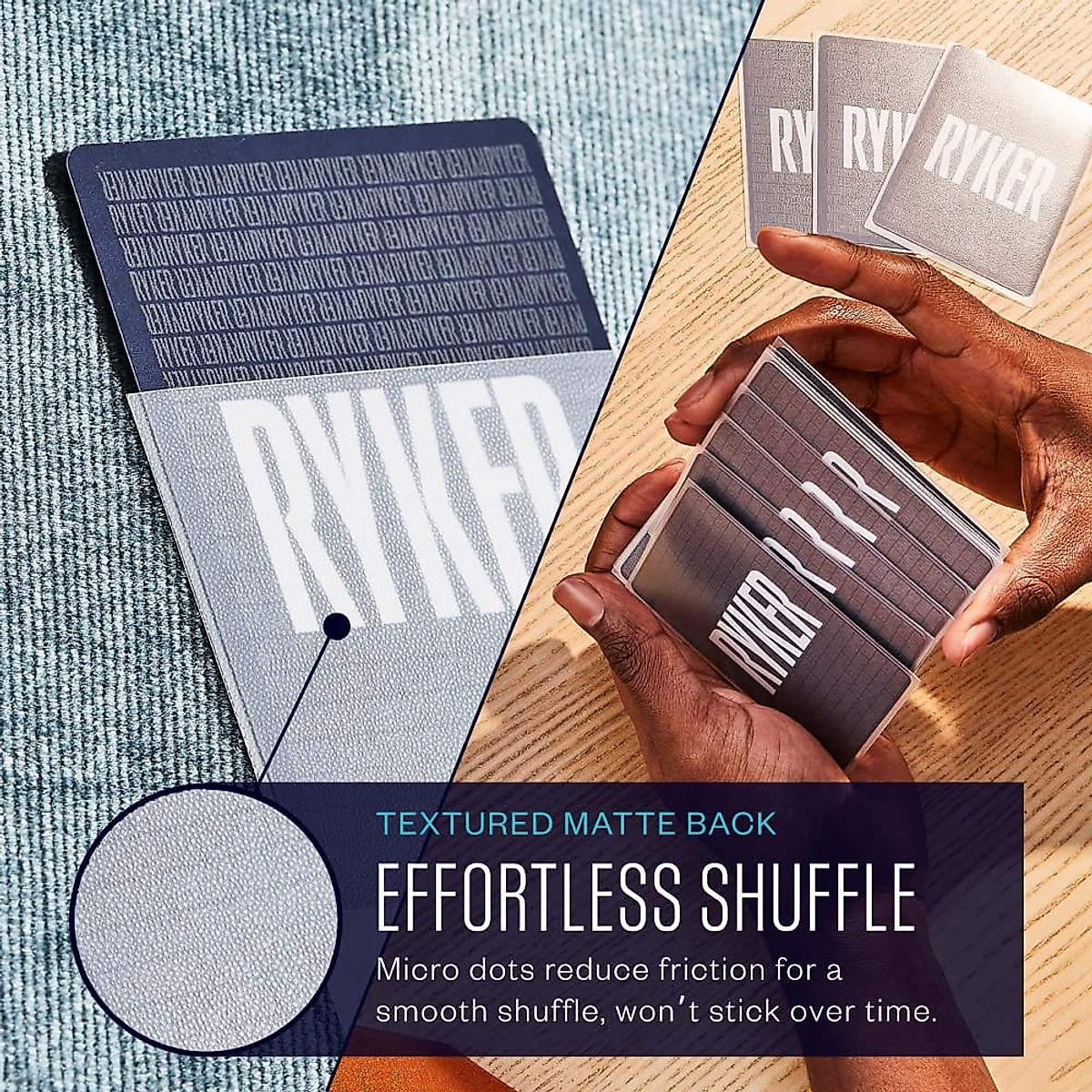 Ryker Sleeves Standard Matte Card Sleeves, 5X Stronger, for Magic The Gathering MTG Card Sleeves Pokemon Trading Cards Board Games (1 Pack, Black)