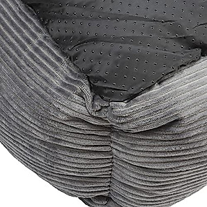SENSIOHOME Sensio Pets Luxury Dog Cat Pet Bed Size Extra Extra Large Mattress Mat for Dog Cat Crate House with Washable Cover, Super Soft Cosy Plush Warm Comfortable, Grey, 43 x 31 x 7.5 in