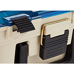 Plano 1349-00 Two Level Magnum 3449 Tackle Box, Sandstone/Blue, One Size