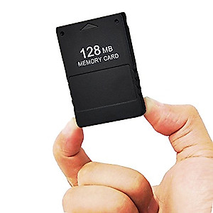 TPFOON 2pcs Pack 128MB High Speed Game Memory Card Compatible with Playstation 2 PS2