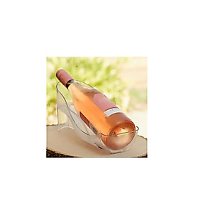 Fridge Wine Saver – Refrigerator Wine Bottle Holder. Elegant Wine Storage, Organizer for Opened Bottles in Fridge or Table-top. Wine Rack for Standard Size and Large 1.5L Wine Bottles (750 ML)