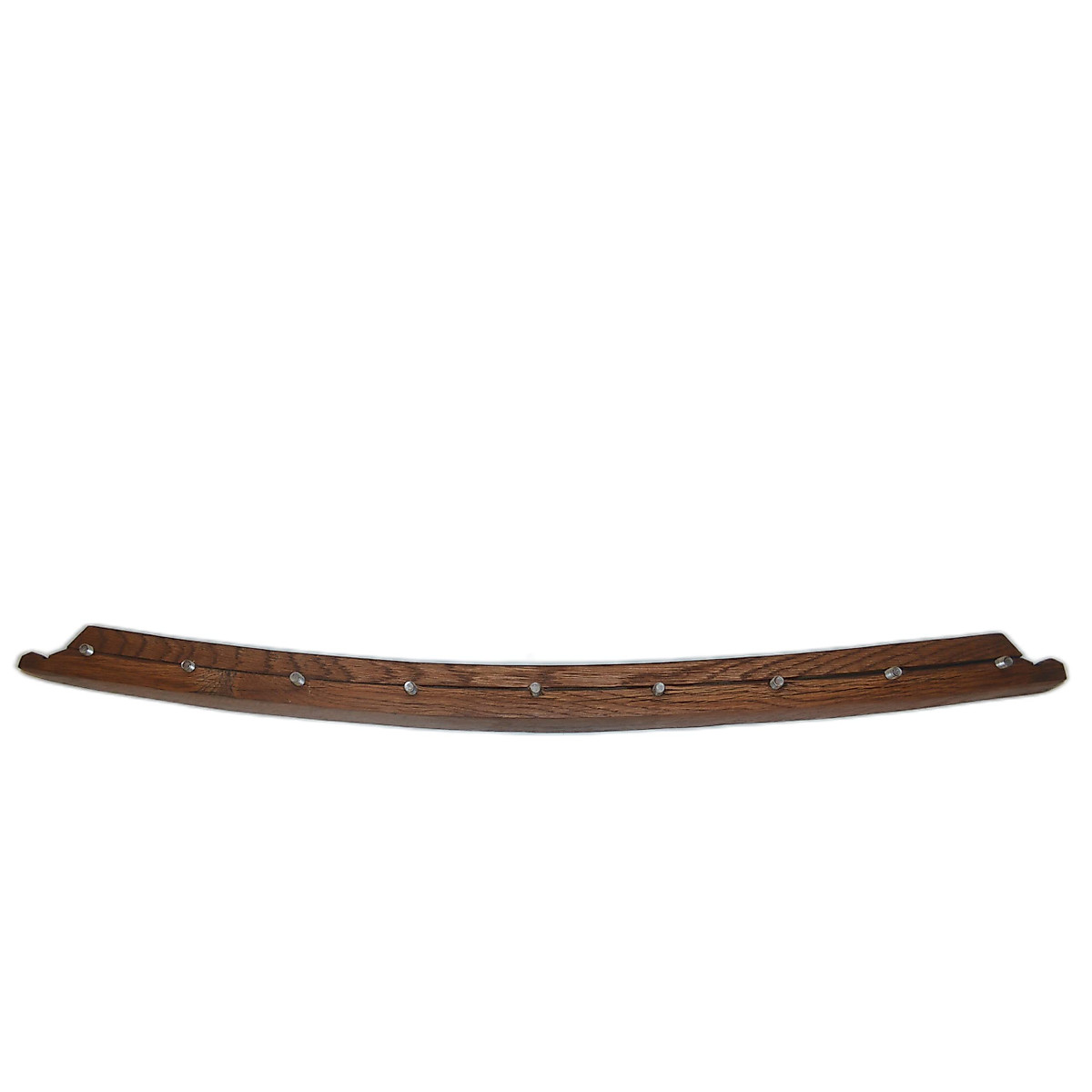 Personalized Engraved Customized Handmade Oak Whiskey Barrel 9 Beer Tap Wall Mountable Display (9 Taps)