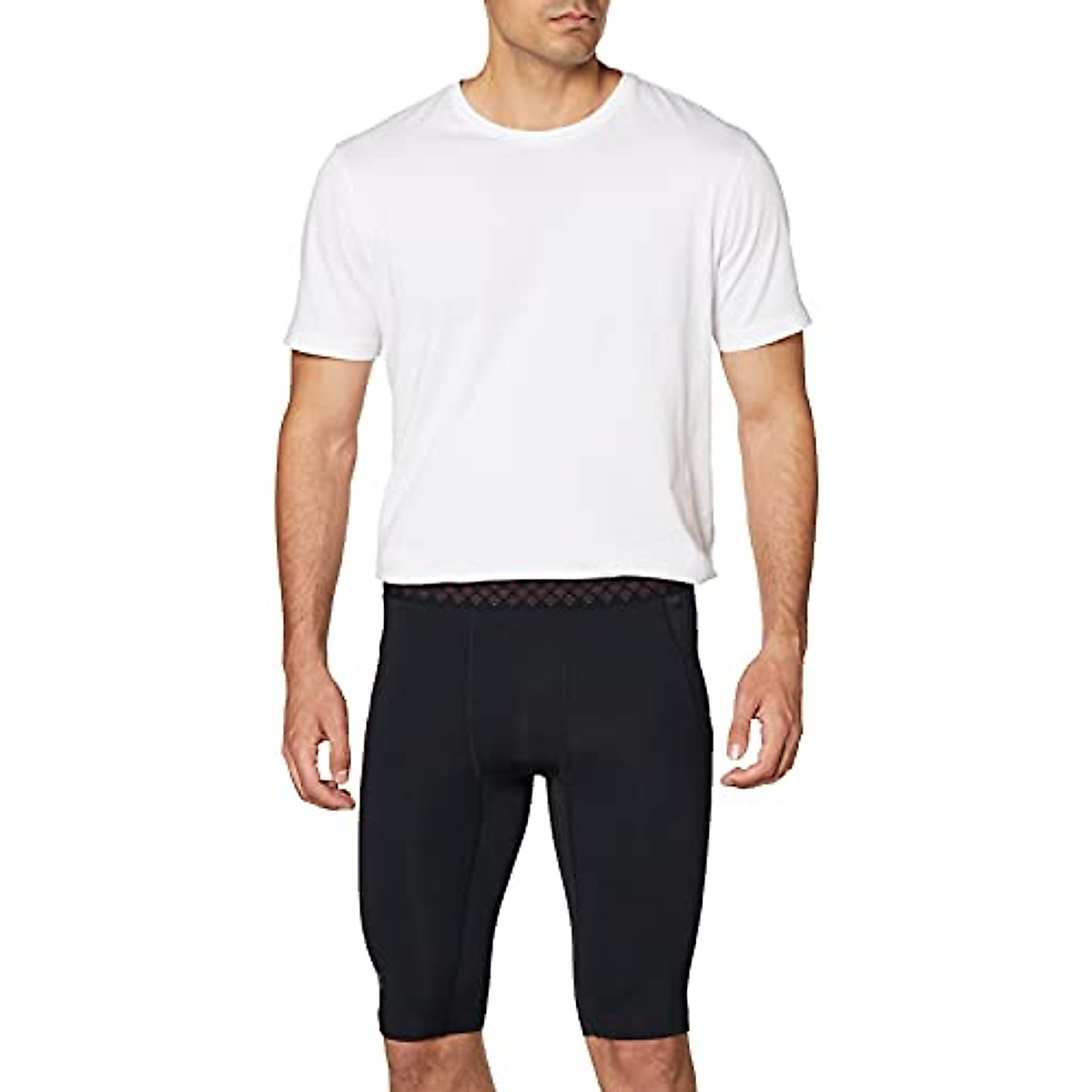 Under Armour Men's HeatGear RUSH 2.0 Long Shorts , Black (001)/Reflective , Small