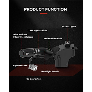 Turn Signal Switch Multi-Function Combination Switch Replacement Parts 2006-08 for Ford F150 Truck Combination Switch 2005 for Ford F150 Truck (Built After 11/04 Production 6L3Z13K359AA）