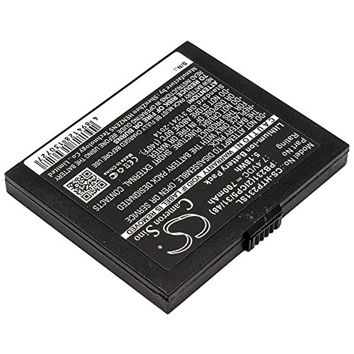 Replacement Battery for HiTi Pringo P231, Pringo P231 Photo Printer and PB231 Printers: 700mAh