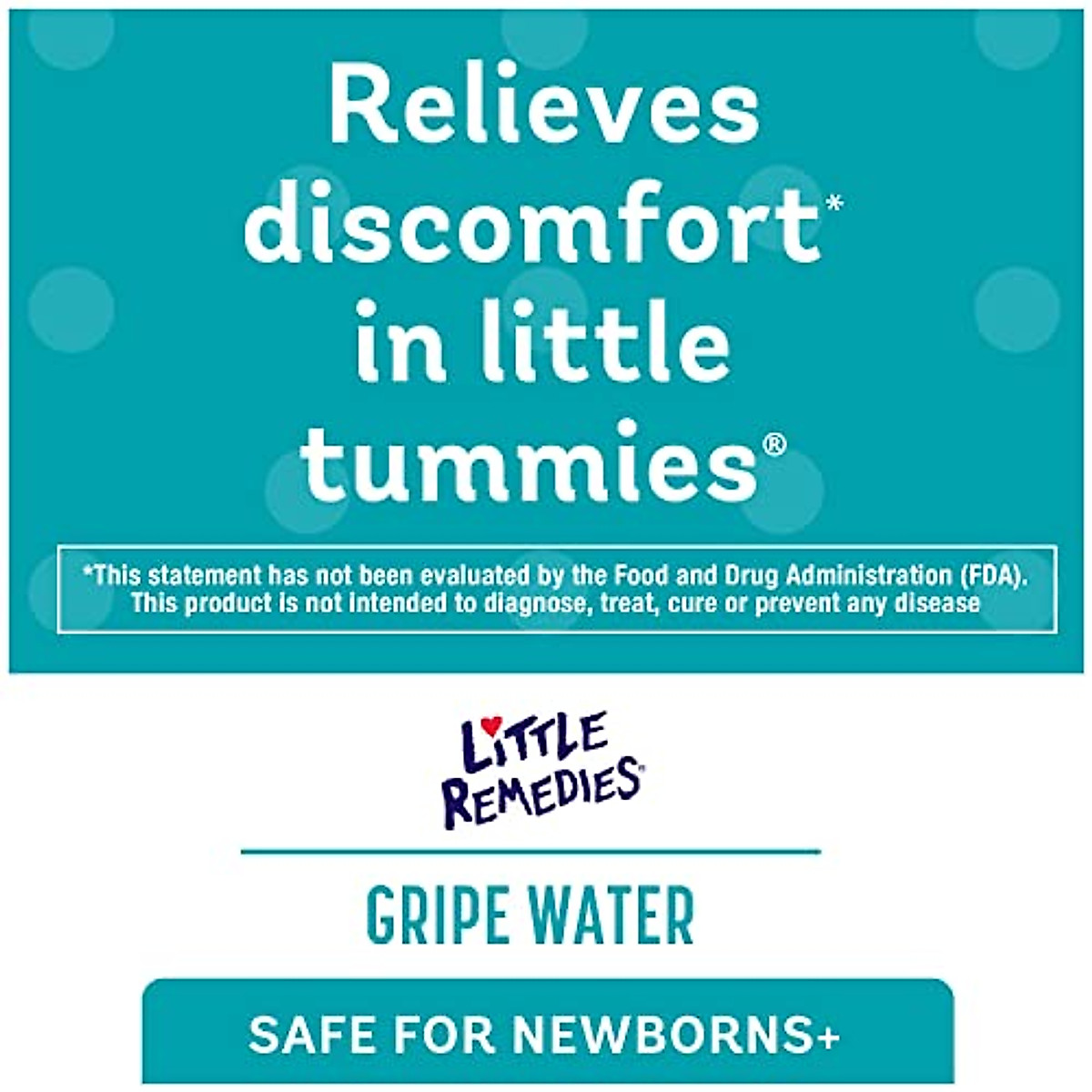 Little Remedies Gripe Water-No Alcohol, Sodium Bicarbonate, Artificial Color & Gluten Free-Safe for Newborns, 4 Fl. Oz (Pack of 1)