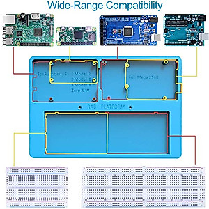 UNIROI Ultimate Starter Kit Compatible with Arduino IDE 328P Control Board, 260 Pages Detailed Tutorial, 217 Items, 51 Projects, Breadboard with Arduino IDE Starter Kit