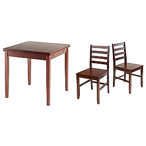 Winsome Pulman Dining Table, Walnut Hamilton Seating, Antique Walnut