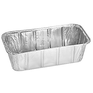 NYHI Thick Aluminum Loaf Pans 30 Pack 8 x 4 Inches 2 Lb Mini Baking Pans for Bread Lasagna Meatloaf Cake Heavy Duty Disposable Oven Bake Tin for Cooking Food Storage