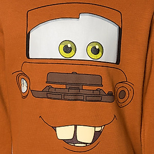 Disney Pixar Cars Tow Mater Little Boys Fleece Pullover Hoodie Brown 7-8