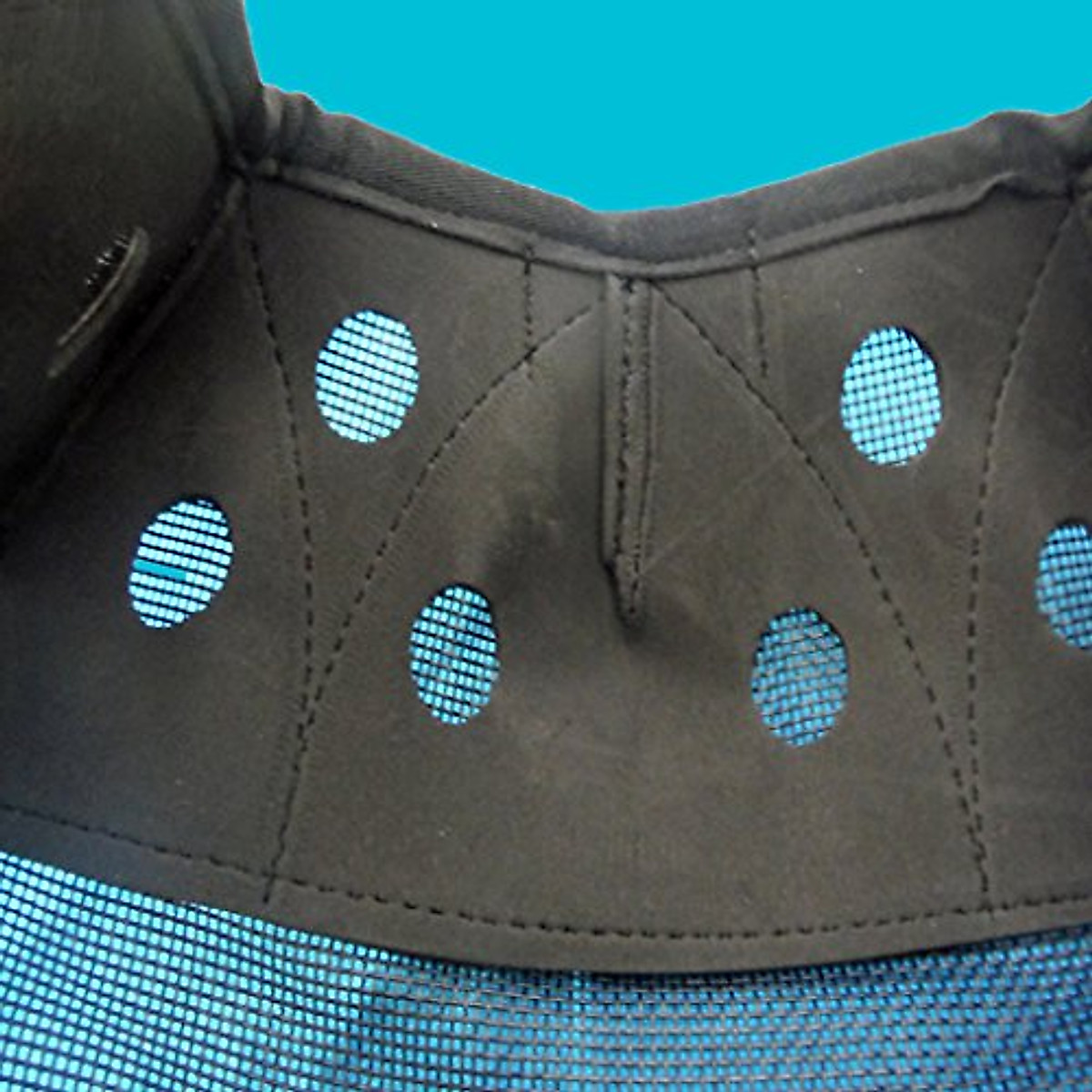 EquiVizor 95% UV Eye Protection (Size Mini) Horse Fly Mask with Ears. Uveitis, Corneal Ulcer, Cataract, Light Sensitive, Cancer. Designed to Stay On Your Horse, Off The Ground!