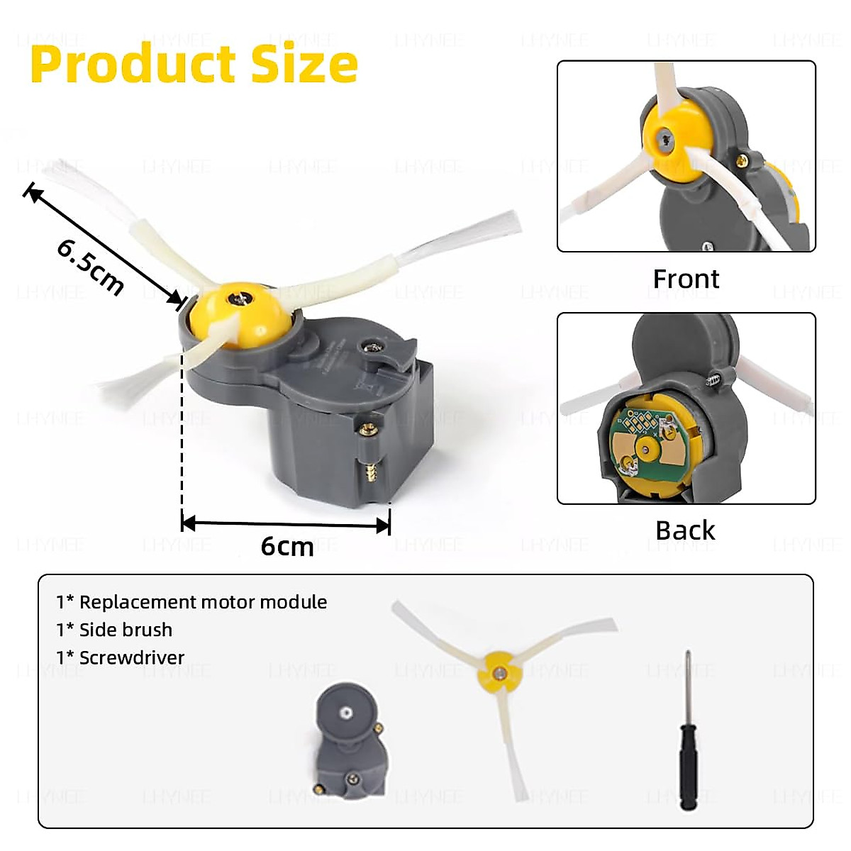 LHYNEE Side Brush Motor