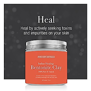 Face Mask Gift Set - includes Natural Mud Mask, Clay Mask and Charcoal Face Mask - Facial Self Care Gift for Women, Mother, Wife - by Pure Body Naturals (3 Jars, 8.8 oz. Each)