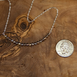 EFYTAL 19th Birthday Gifts for Girls, Sterling Silver Beaded Necklace For Her, 19th Birthday Decorations, 19 Year Old Girl Birthday Gifts