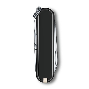 Victorinox Swiss Army Knife, Classic SD, Stainless Steel, Black, Pocketknife