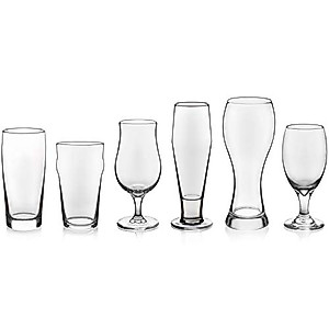 Libbey Craft Brews Assorted Beer Glasses, Set of 6