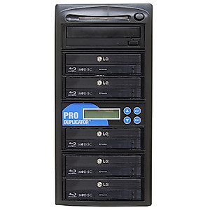 Produplicator 1 to 5 Blu-ray BD BDXL M-Disc CD DVD Duplicator - Standalone Copier Duplication Tower