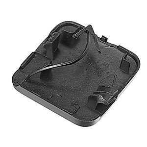 X AUTOHAUX Car Rear Bumper Tow Hook Cover 85071-4GA0A for Infiniti Q50 2014-2018 Tow Hook Eye Lid Cover Trailer Cap Midnight Black