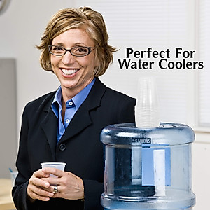 Upper Midland Products 5 Oz Plastic Cups, 500 CT 5 Oz Cups Small Plastic Cups, These Small Disposable Cups Are Extra Sturdy, Small Cups For Everyday Use