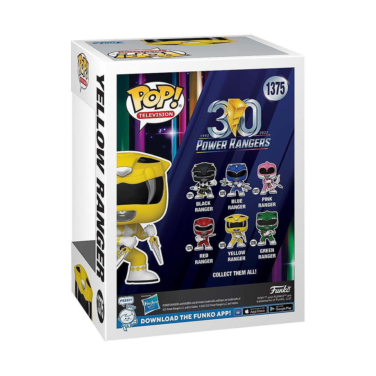 Funko Pop! TV: Mighty Morphin Power Rangers 30th Anniversary - Yellow Ranger