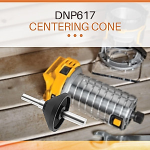 DNP617 Centering Cone for DEWALT Fixed Base Compact Router, Fits for DEWALT Router Tool Accessories