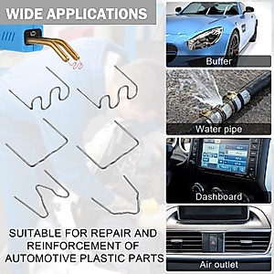3600 Pcs Hot Staples Plastic Welding Repair Hot Staplers Car Auto Bumpers Welding Repair Staplers Plastic Welder Staples Welding Staples Repair Tool Kit for All Cars 0.8 mm 0.6 mm (Multi Styles)