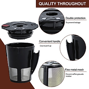 My K Cup Reusable Coffee Pods Filter Fit for Keurig 2.0 K200 K250 K300 K350 K400 K450 K460 K475 K500 K550 K560 K575 Brewers Pack of 2 119367 with Cleaning Brush SIZE:2.5 * 2.4
