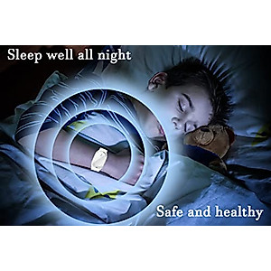 Wskvlcg Mosquito Repellent Bracelet with Time Display , Ultrasonic Mosquito Repellent Electronic Watch USB Rechargeable Anti M Black