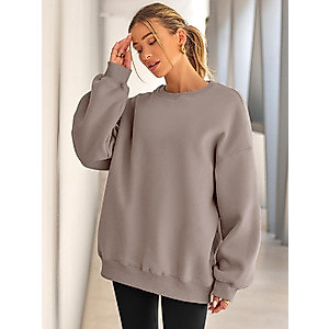 EFAN Oversized Sweaters Trendy Sweatshirts Hoodies Womens Fall Winter Outfits Clothes 2024 Pullover Tops Loose Comfy Fashion