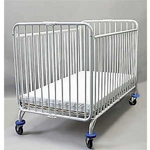 LA Baby Full Size Metal Folding Crib