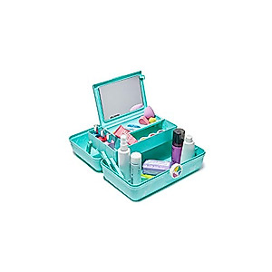 Caboodles On-The-Go Girl Retro Case, Turquoise Marble