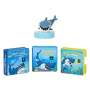 Little Tikes Story Dream Machine Big Shark, Little Shark Story Collection, Storytime, Books, Random House, Audio Play Character, Gift and Toy for Toddlers and Kids Girls Boys Ages 3+ Years