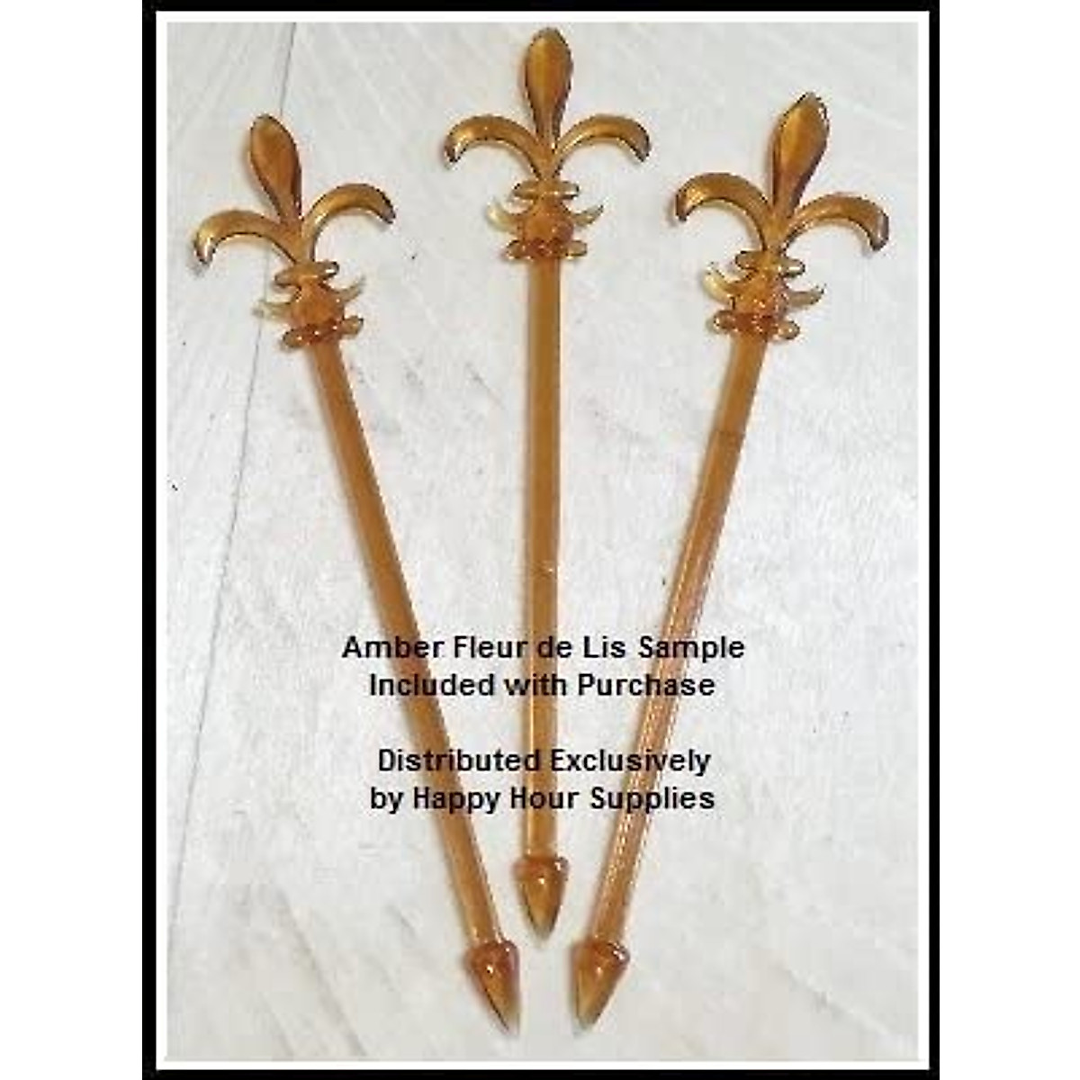 Set of 6 Stemless 9 oz White Wine Glass, Libbey 207 w/Signature Cocktail Picks