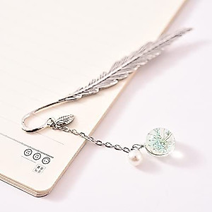 RIOMAN Bookmarks Metal Bookmark Bookmark Sprout Bookmarks Bookmark Metal Bookmark Cute Cartoon Beautiful Cool Book Page Mark Student Stationery Bookmarks Book Marker Bookmarker (Color : Brown)