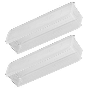 HEMOTON Pasta Holder Container 2pcs Pasta Container Spaghetti Noodle Holder Rectangular Chopstick Storage Box Sealed Noodle Canisters Rectangular Food Box Spaghetti Keeper Box with Cover