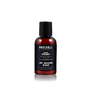 Brickell Men's Instant Relief Aftershave for Men, Natural and Organic Soothing After Shave Balm to Prevent Razor Burn 2 Ounce, Unscented