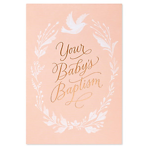 American Greetings Baptism Card (Wonderful Joy Ahead)