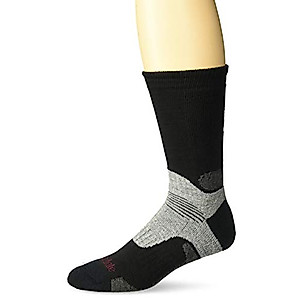 Bridgedale Men's Hike Midweight Boot Height - Merino Endurance Socks, Black, X-Large
