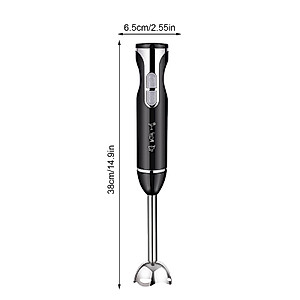 Electric Hand Blender, 550g Portable Hand Blender Mixer Stick With Easy Control Grip, Simple To Use Food Blender Hand Mixer For Smoothies, Puree Baby, Food And Soup