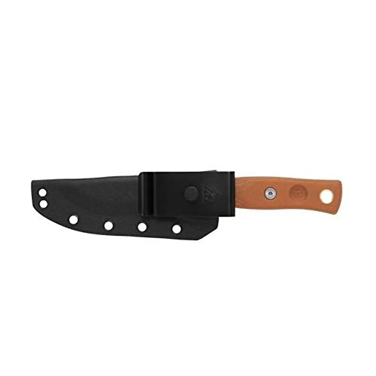 TOPS Knives Fieldcraft 3.5 Fixed Blade Knife, 3.75in, 1095 RC 56-58 Steel Blade, Tan MBROS-01
