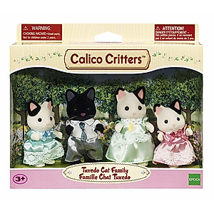 Calico Critters Tuxedo Cat Family Set