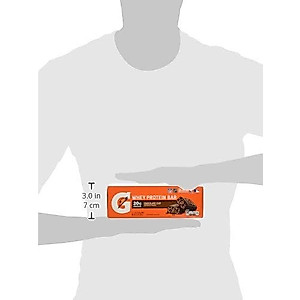 Gatorade Whey Protein Recover Bar, Chocolate Chip, 2.8 Ounce Bars (12 Count)