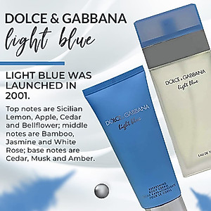 Dolce & Gabbana (dopg8) Dolce & Gabbana Light Blue 2 Pc. Gift Set for Women | Edt 3oz + Body Crφme 3oz for Women By Dolce & Gabbana, 3fl Oz