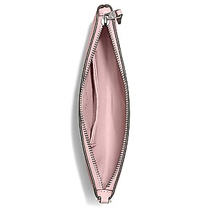 COACH Bunny Graphic Polished Pebble Small Wristlet Powder Pink Multi One Size