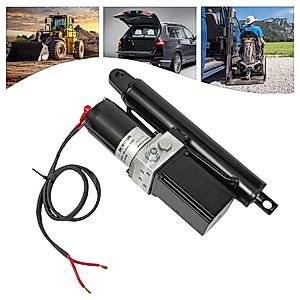 Linear Actuator 12V with Controller 4400 lbs 8" Stroke Electric Actuator 25mm/s Motion Actuator Heavy Duty, Electric Hydraulic Actuator